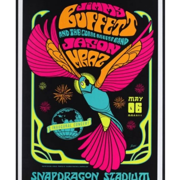 Handmade | Art | Scrojo Jimmy Buffett Jason Mraz Snapdragon Stadium ... Handmade | Art | Scrojo Jimmy Buffett Jason Mraz Snapdragon Stadium ...